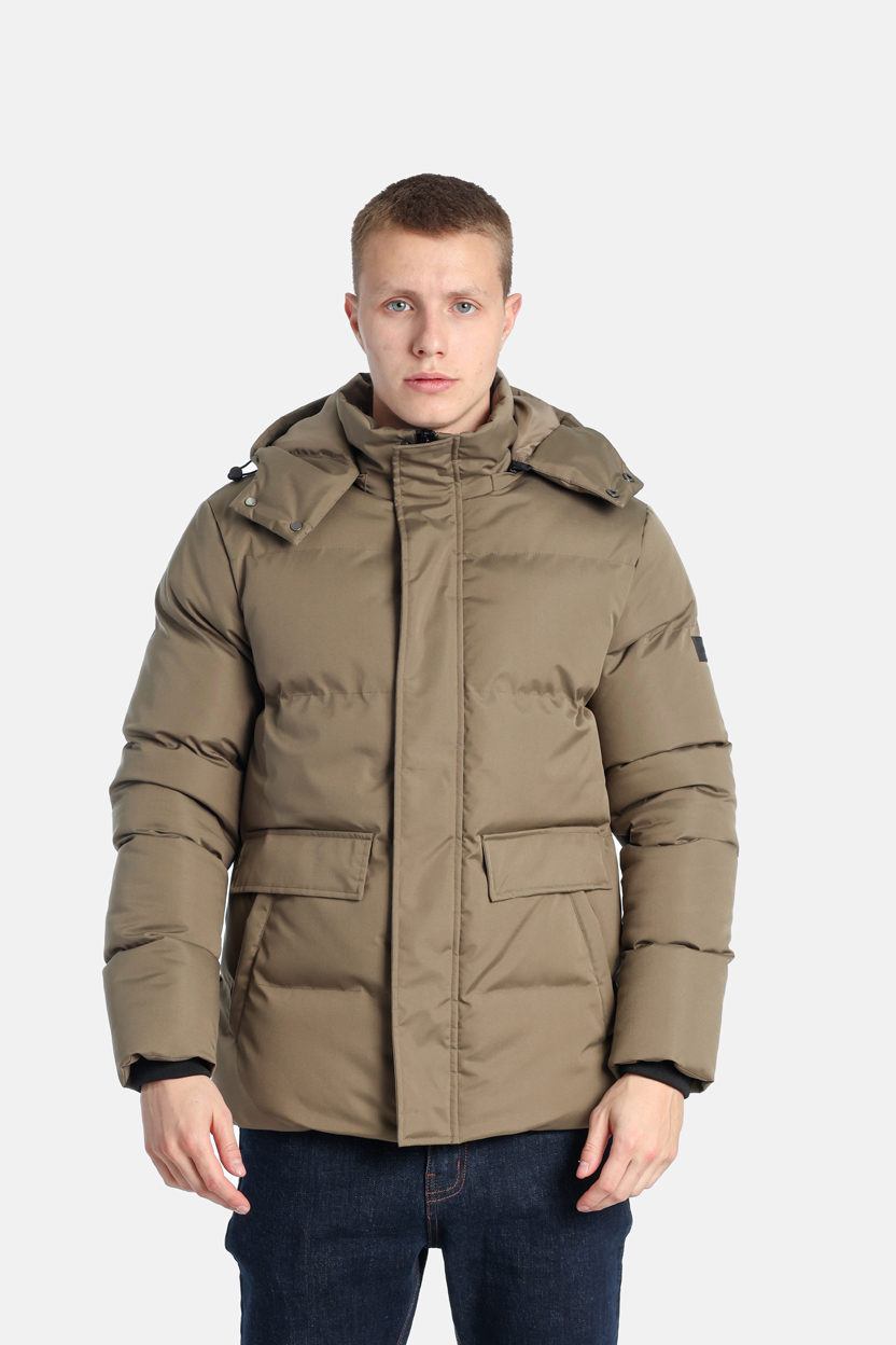ΑΝΔΡΙΚΟ PUFFER JACKET DEMI ΜΕ ΑΠΟΣΠΩΜΕΝΗ ΚΟΥΚΟΥΛΑ PACO & CO 2598218 ...